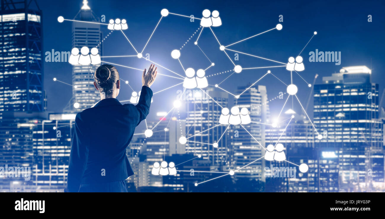 Modern wireless technologies and networking as tool for effectiv Stock ...
