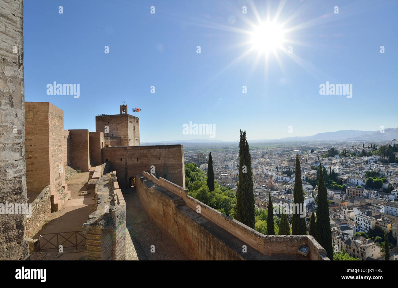 Granada alhambra view hi-res stock photography and images - Alamy