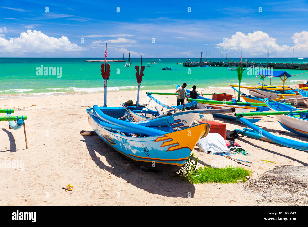 Jimbaran bali indonesia fishing boat hi-res stock photography and ...