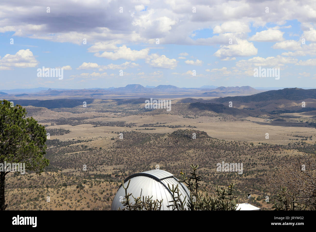 View from McDonald Observatory Davis Mountains West Texas USA Stock ...