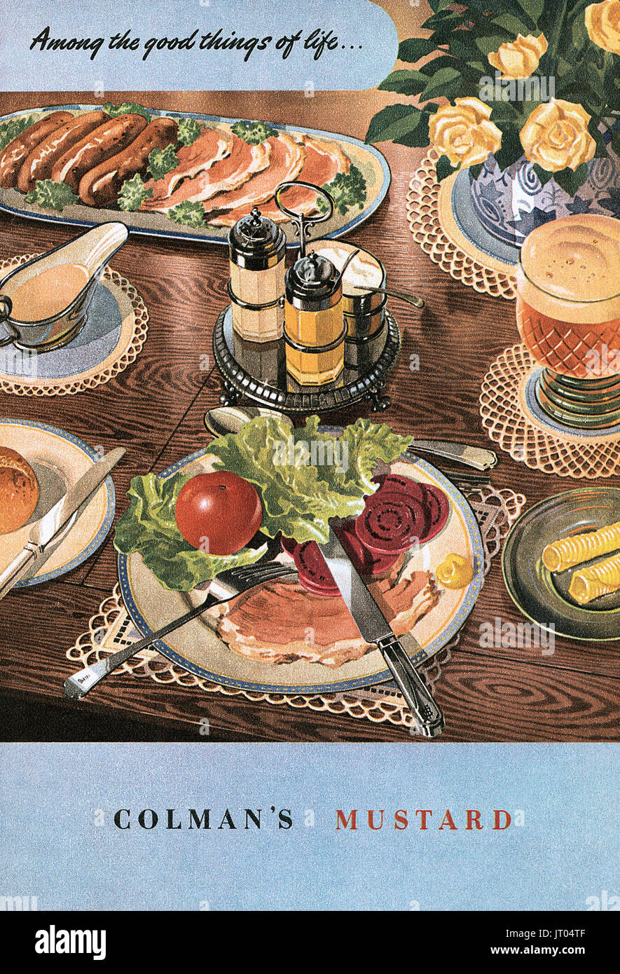 Vintage colmans logo hi-res stock photography and images - Alamy