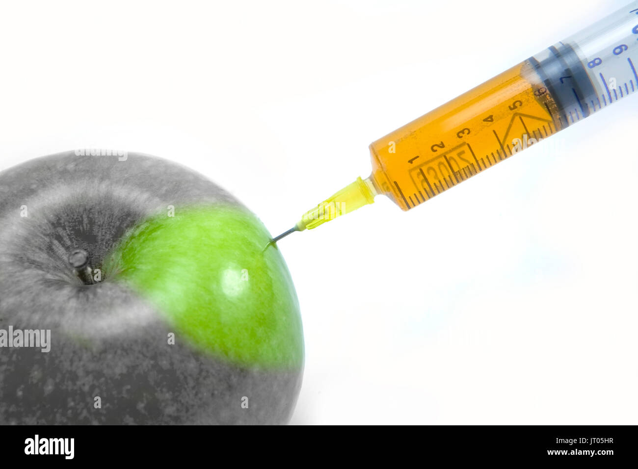 Return life to an apple dead, concept of health Stock Photo - Alamy
