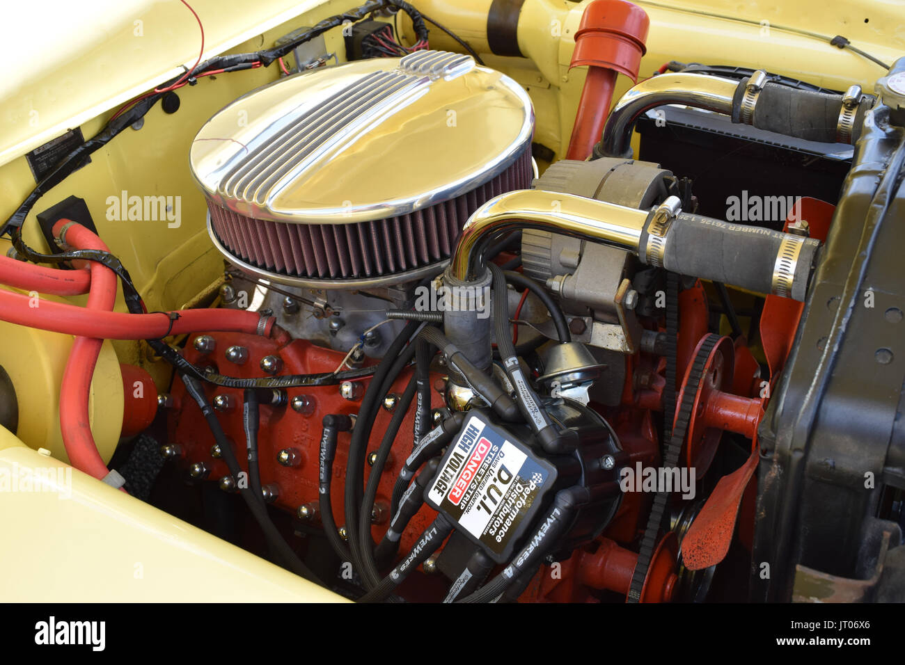 A Flat Head Ford Engine Stock Photo - Alamy