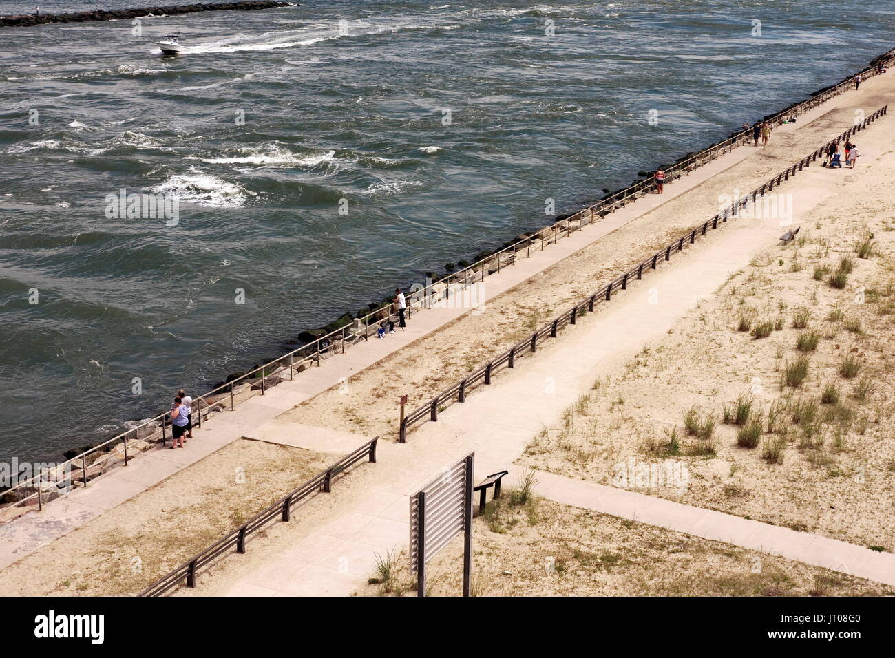 Indian River Inlet During Summer Season Stock Photo - Alamy