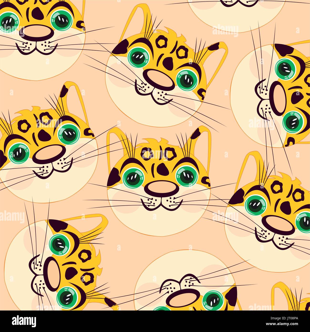 Cartoon white leopard hi-res stock photography and images - Alamy