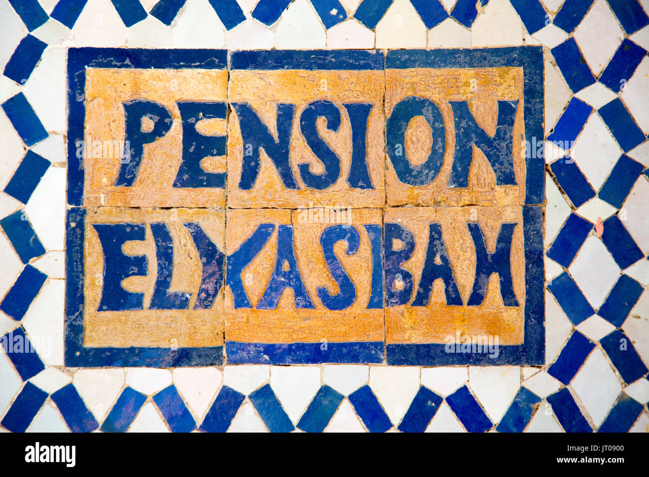 Sign the moroccan house hi-res stock photography and images - Alamy