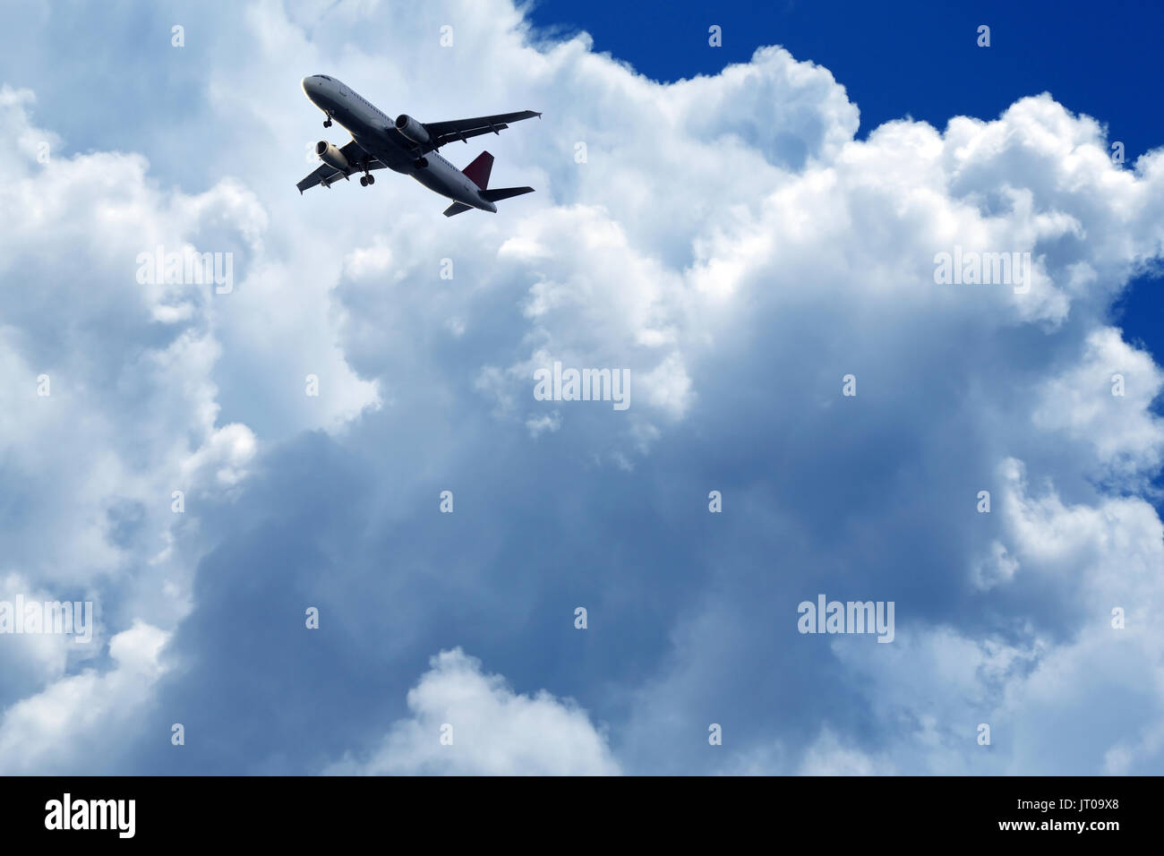 an image of airplane flying Stock Photo - Alamy