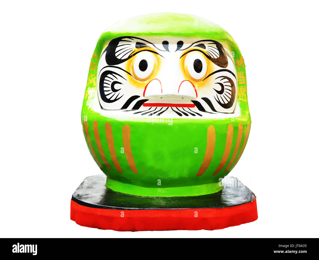 Daruma doll Japanese traditional dolls Style on white background Stock ...
