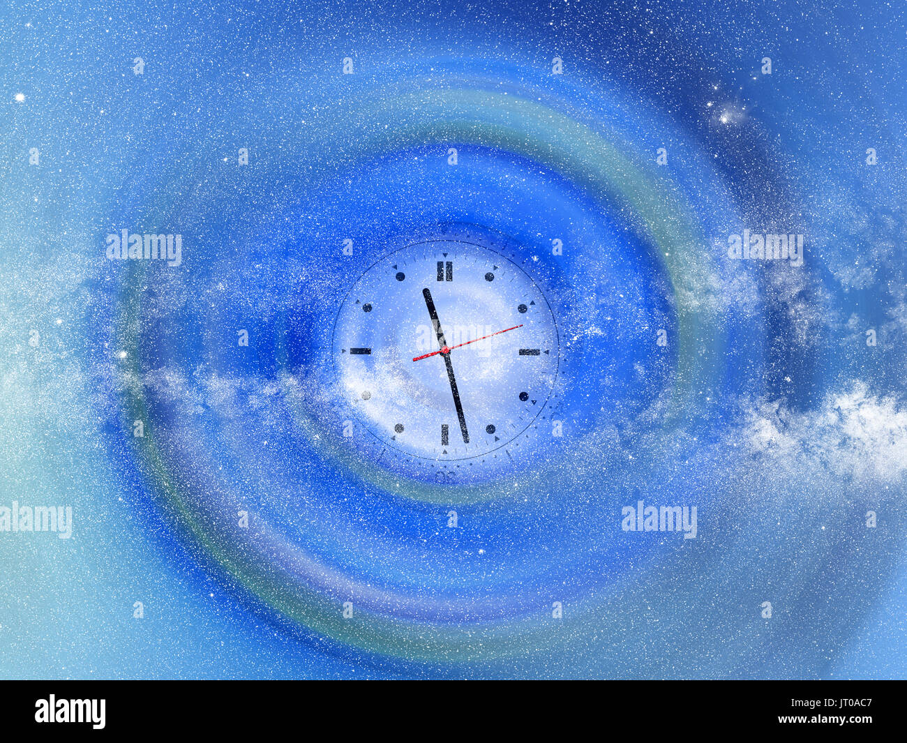 Numeral clock spiral hi-res stock photography and images - Alamy