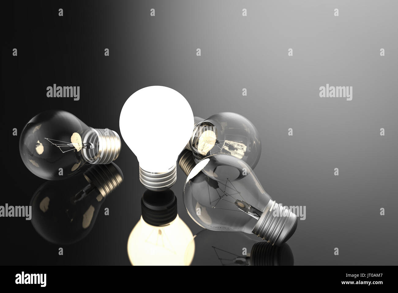 Shining lightbulb hi-res stock photography and images - Alamy