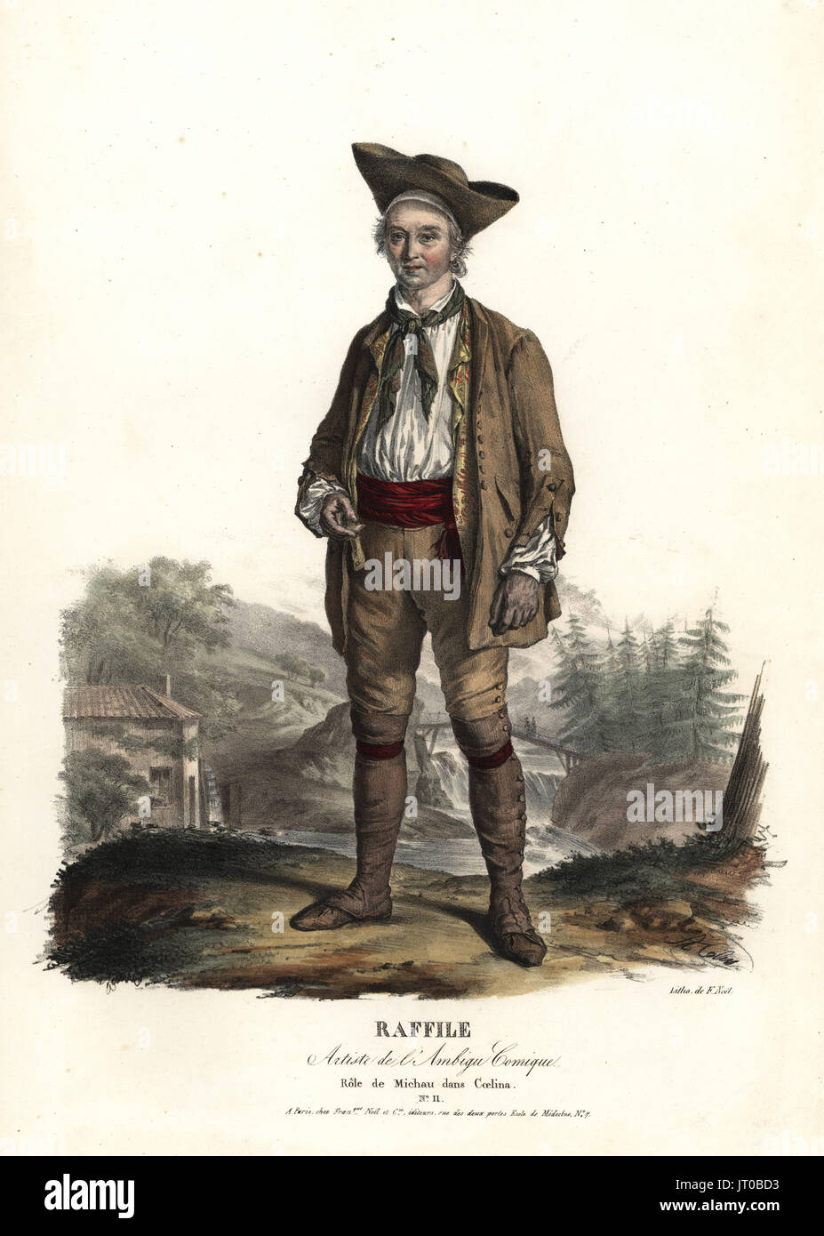 Raffile as Michau in Coelina by Rene Charles Guilbert de Pixerecourt ...