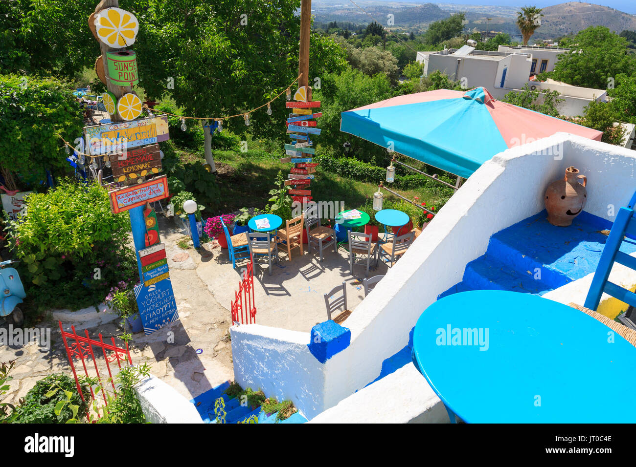 Zia village kos greek island hi-res stock photography and images - Alamy