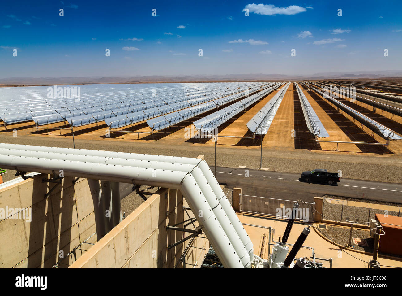 Solar thermal sustainable energy, Noor Ouarzazate Concentrated Solar ...