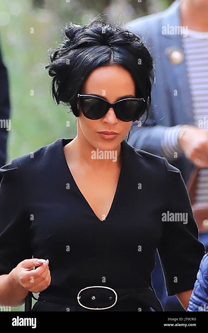 Stephanie davis arriving liverpool magistrates court hi-res stock ...