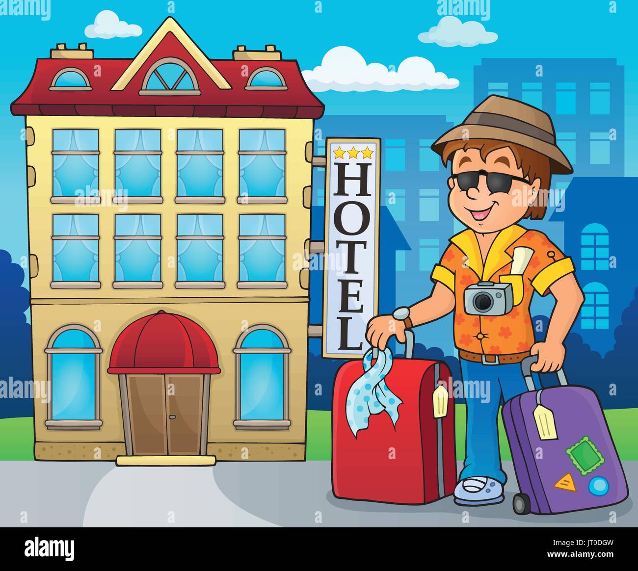 Hospitality Clip Art Cute Clip Art Hotel Room Illustration Hospitality