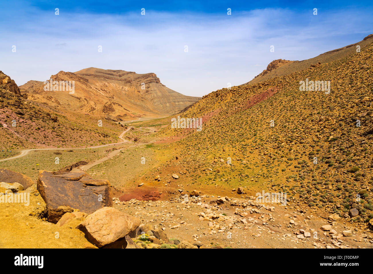 Landscape. Dades Valley, Dades Gorges, High Atlas. Morocco, Maghreb ...