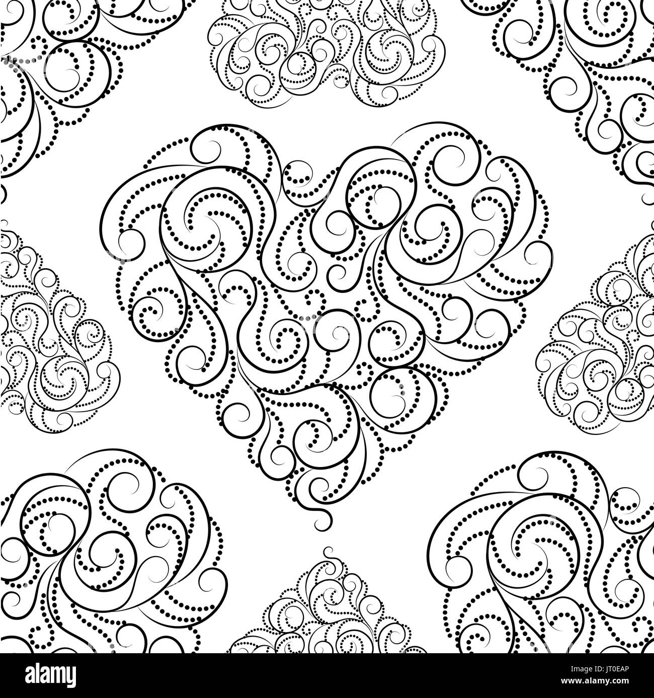 Background seamless texture beautiful Black and White Stock Photos ...