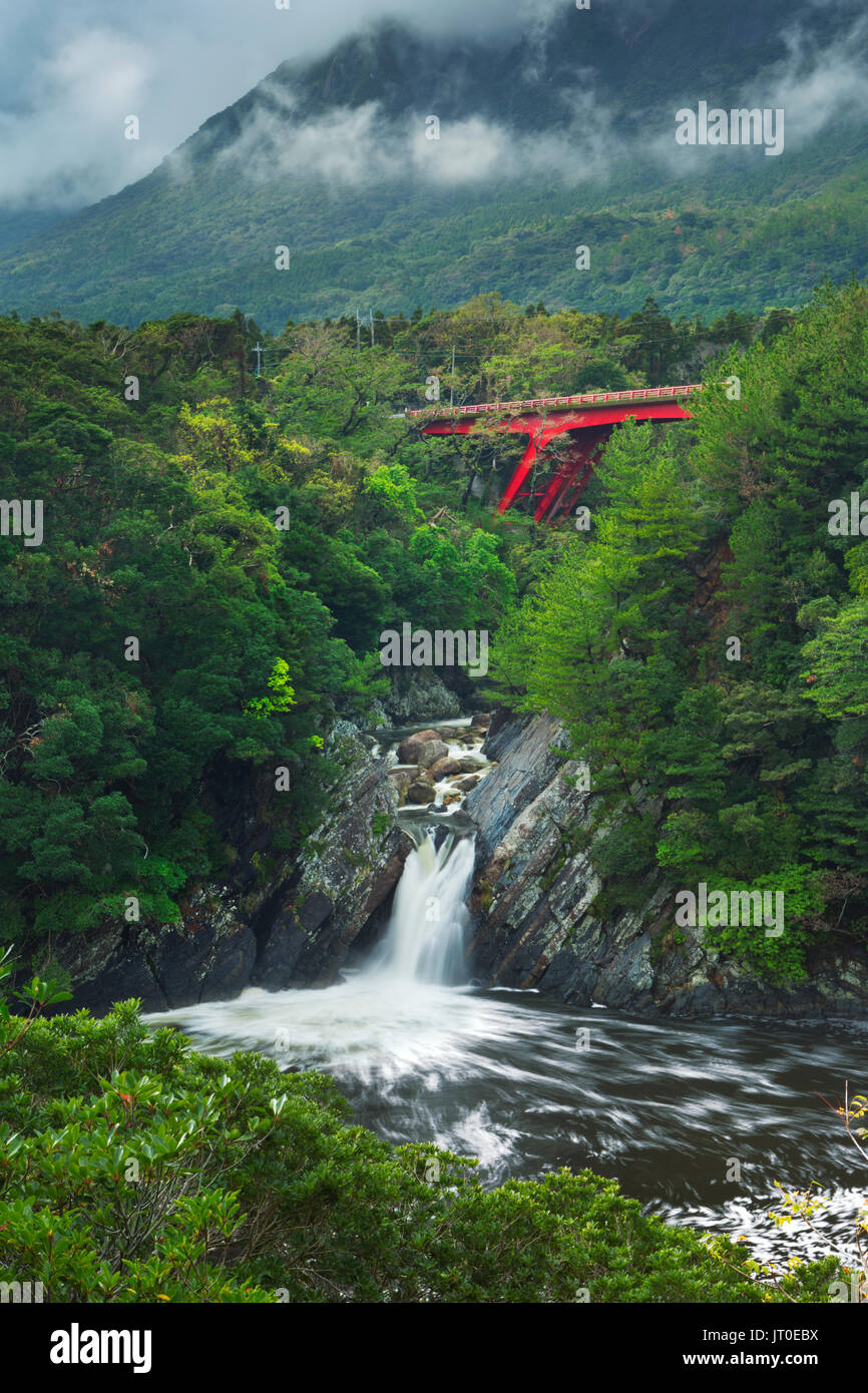 The Toroki Falls (Toroki-no-taki, トローキの滝) on the southern island of ...
