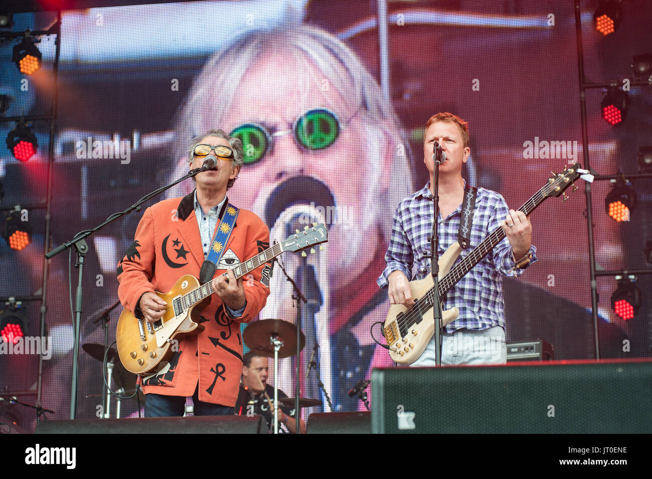 The Blockheads play Rewind North Festival, Capesthorne Hall, Cheshire ...