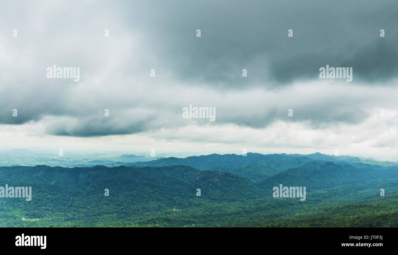 landscape view sky and mountain from far away Stock Photo - Alamy