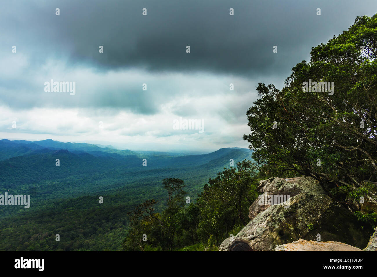 landscape view sky and mountain from far away Stock Photo - Alamy