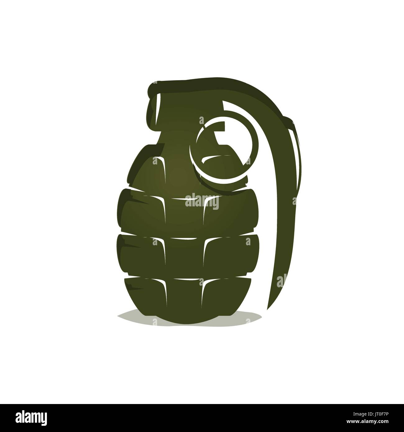 Hand grenade icon line Stock Vector Images - Alamy