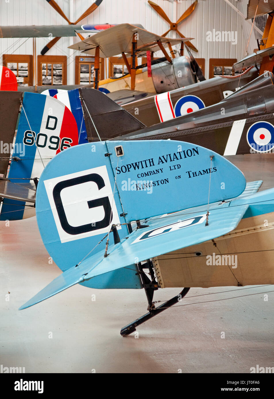 World War I aircraft at the Shuttleworth Trust Stock Photo - Alamy