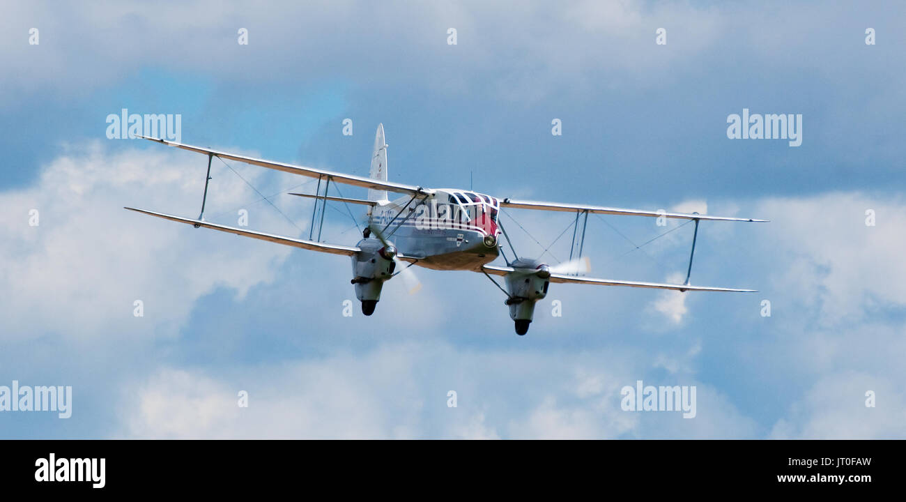 de Havilland Dragon Rapide at the Shuttleworth Trust Stock Photo - Alamy