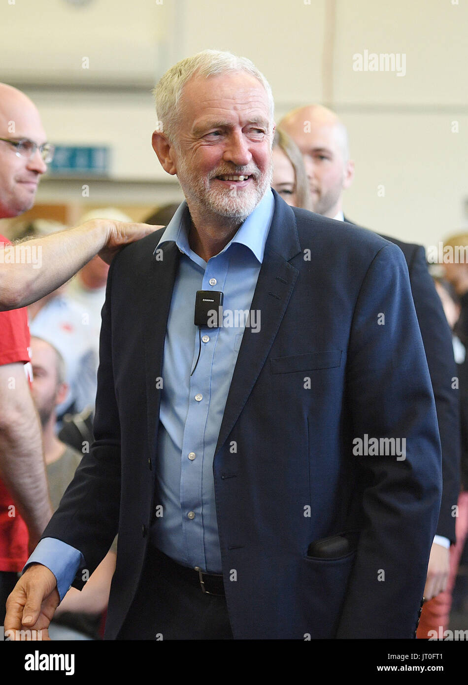 Labour leader Jeremy Corbyn attends a rally in Crawley Stock Photo - Alamy