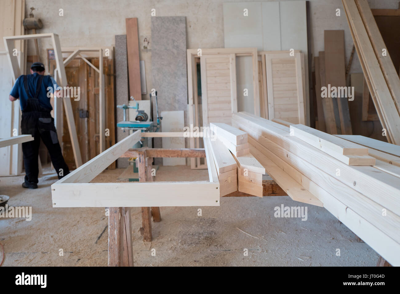 Carpentry timber structure hi-res stock photography and images - Alamy