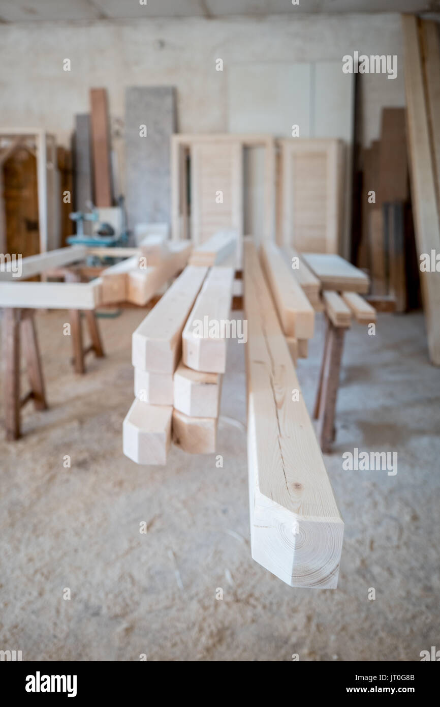 Carpenter in carpentry Stock Photo - Alamy