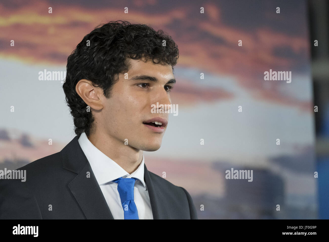 Jesus Vallejo is presented as a new Real Madrid football player at ...
