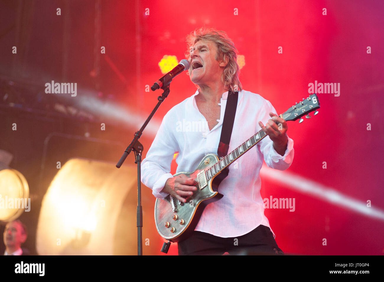 John Parr plays plays Rewind North Festival, Capesthorne Hall, Cheshire ...