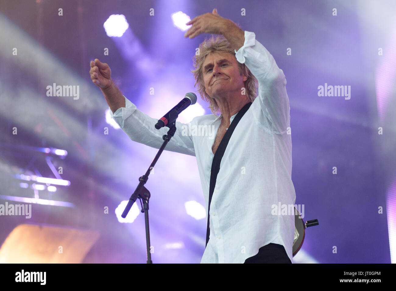 John Parr plays plays Rewind North Festival, Capesthorne Hall, Cheshire ...