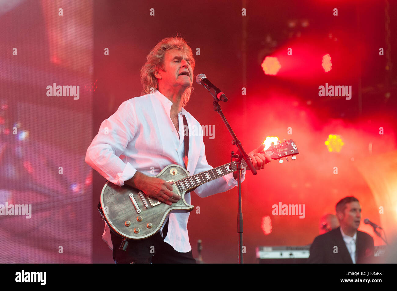 John Parr plays plays Rewind North Festival, Capesthorne Hall, Cheshire ...