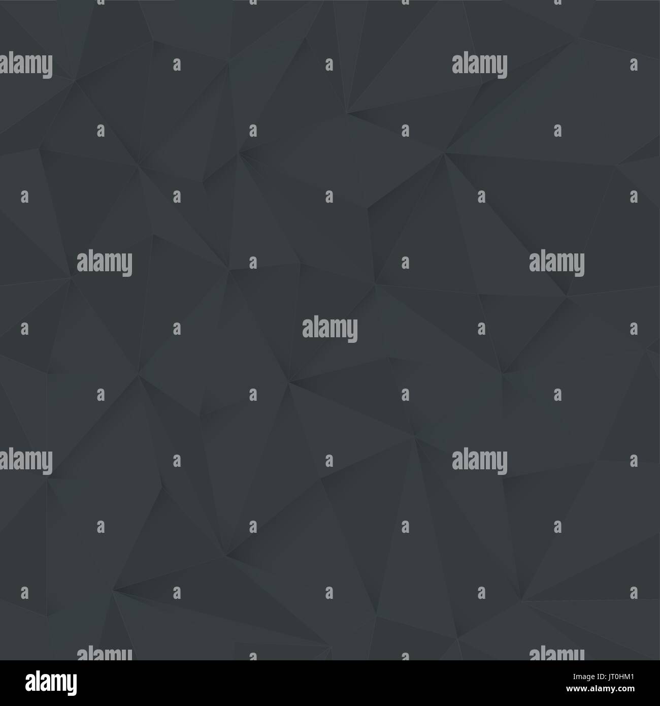 Monochrome 3D triangle pattern, seamless background. Vector design ...
