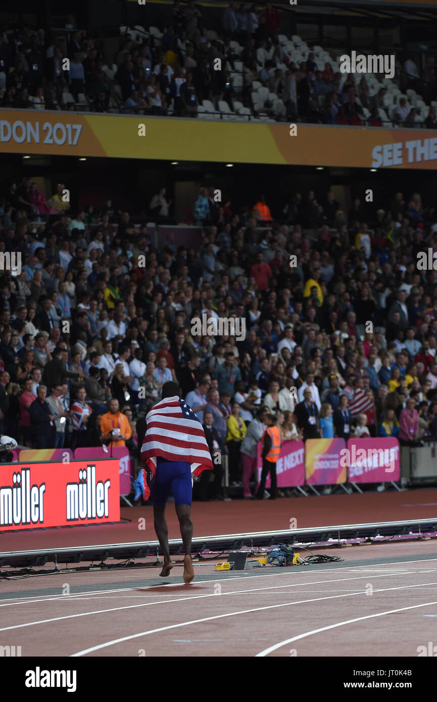Justin GATLIN, USA after 100 meter final at London Stadium in London on ...