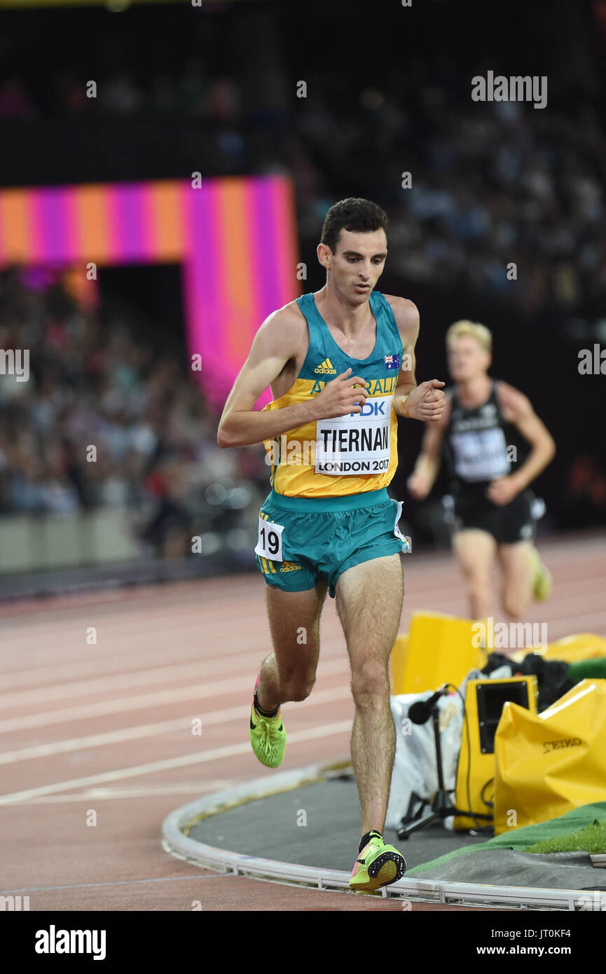 Patrick TIERNAN, Australia, during 10000 final at London Stadium in ...