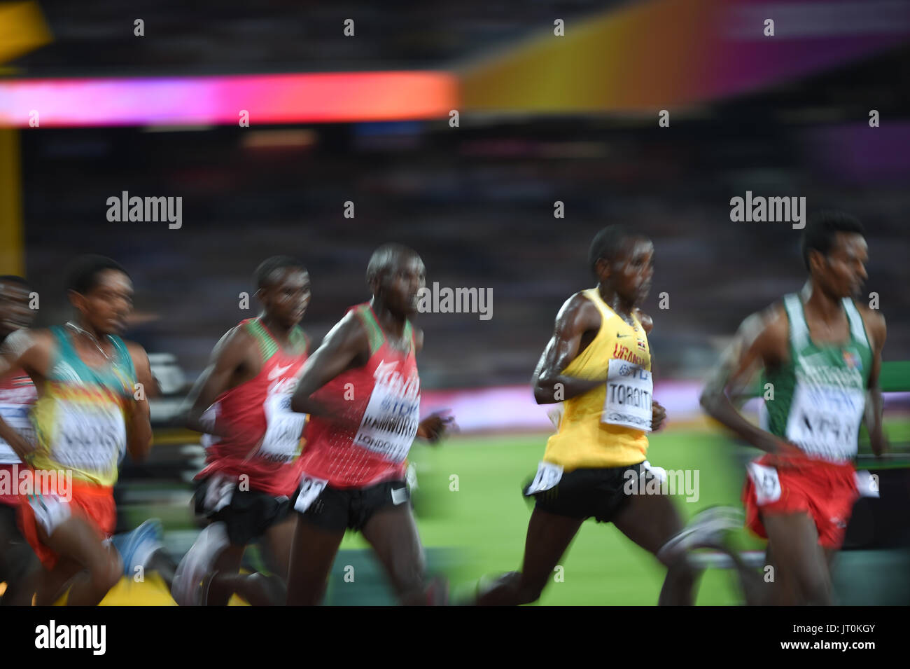 Timothy TOROITICH, Uganda, during 10000 final at London Stadium in ...