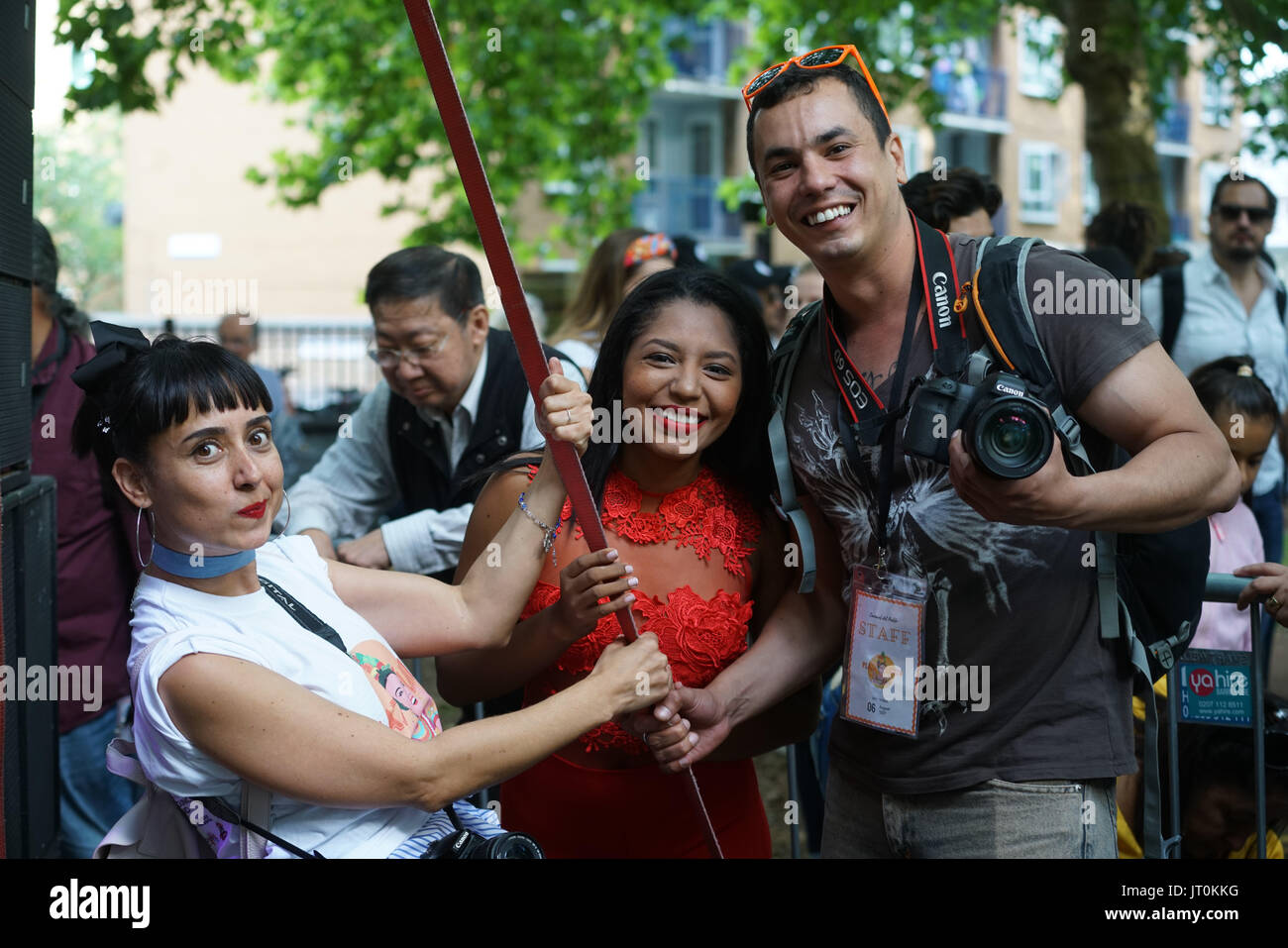 London, UK. 4th August 2017. Thousands attend Plaza Latina Festival. A ...