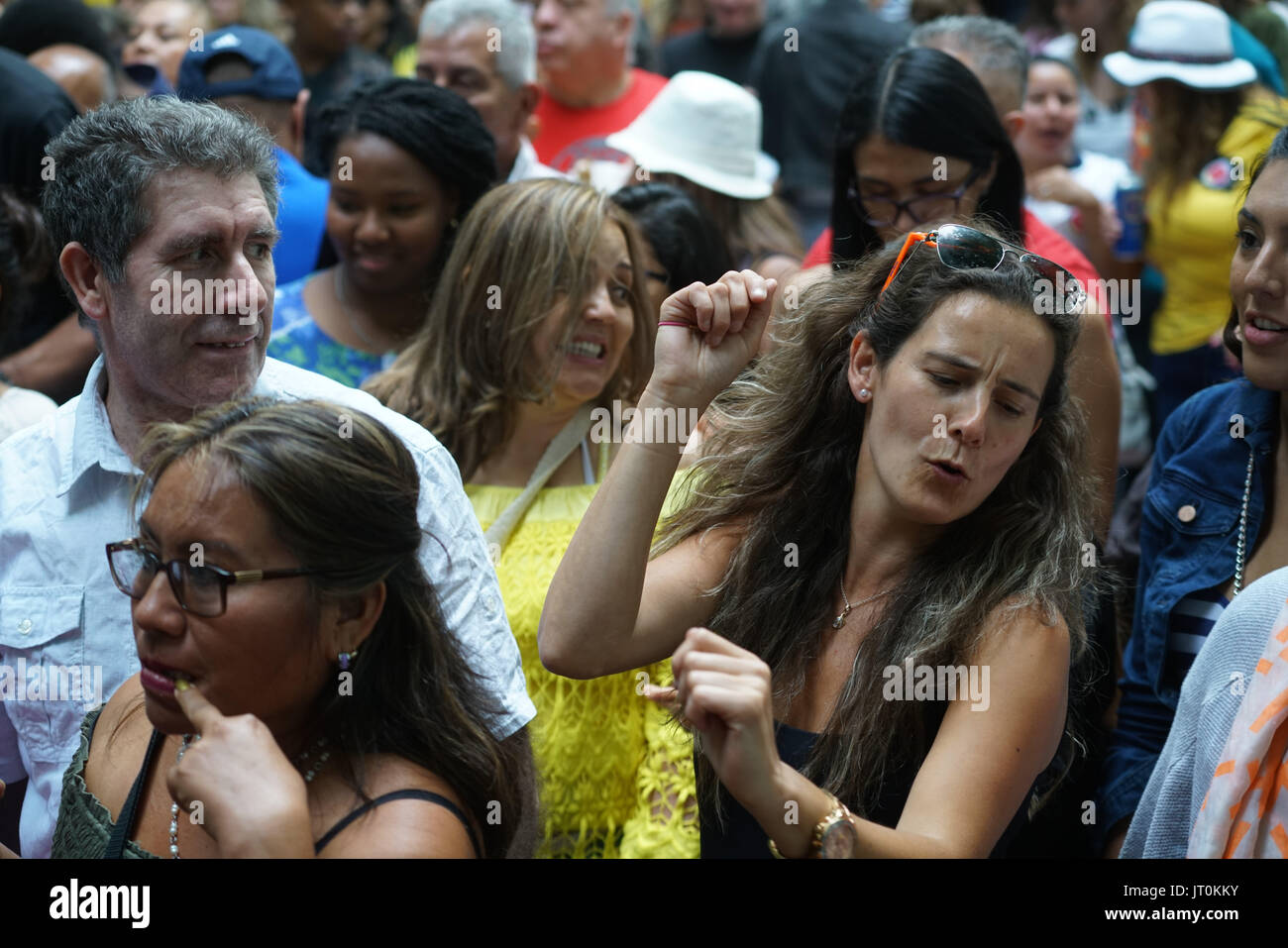 London, UK. 4th August 2017. Thousands attend Plaza Latina Festival. A ...