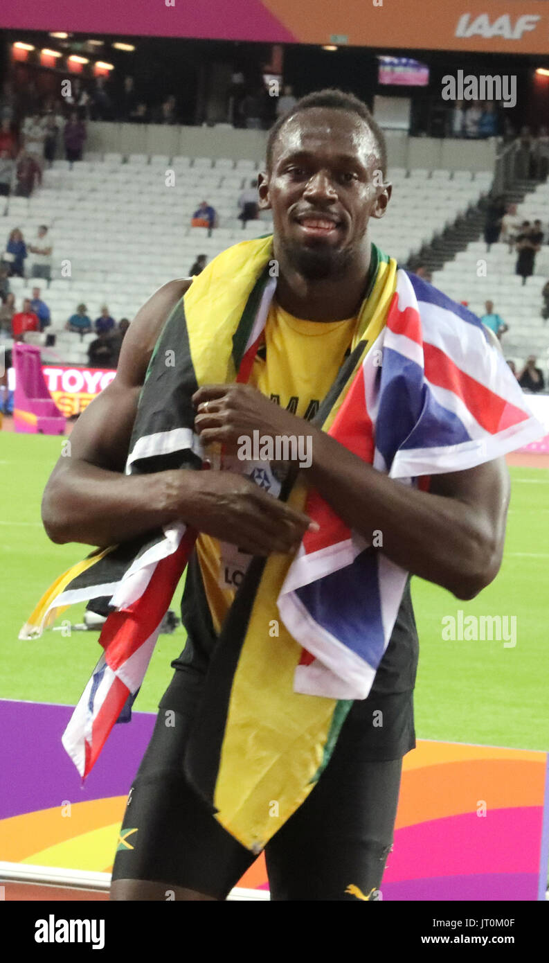 London, UK. 5th Aug, 2017. Superstar track phenom, the crowd favorite ...