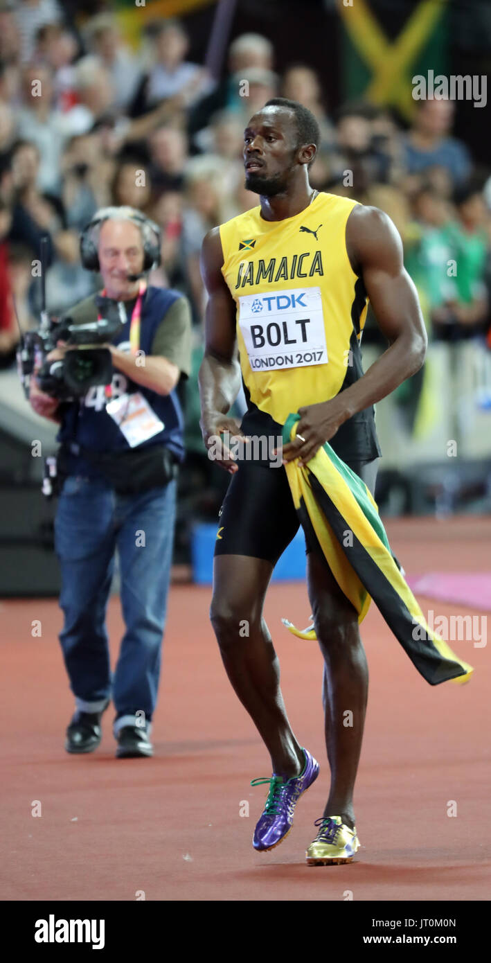 London, UK. 5th Aug, 2017. Superstar track phenom, the crowd favorite ...