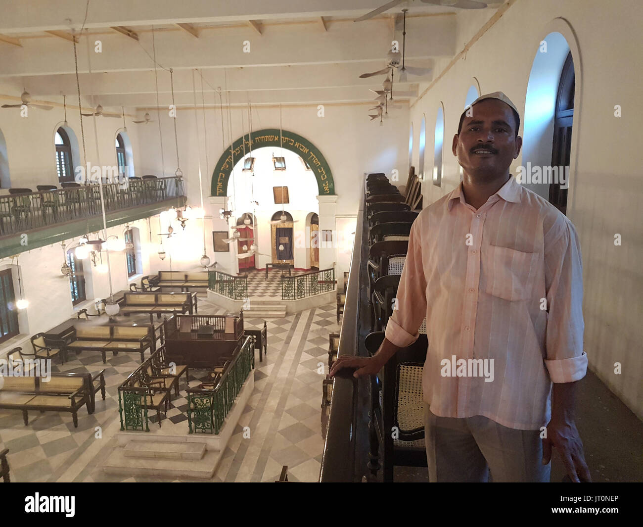 Calcutta, India. 14th July, 2017. Masood Hussein, the Muslim janitor of ...
