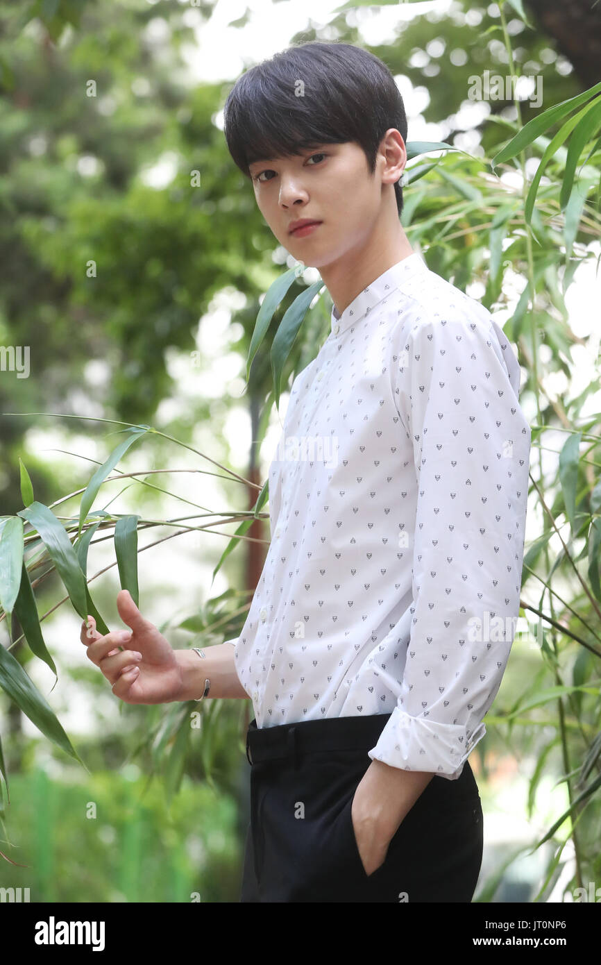 S. Korean boy group Astro Cha Eun-woo, a member of South Korean boy ...