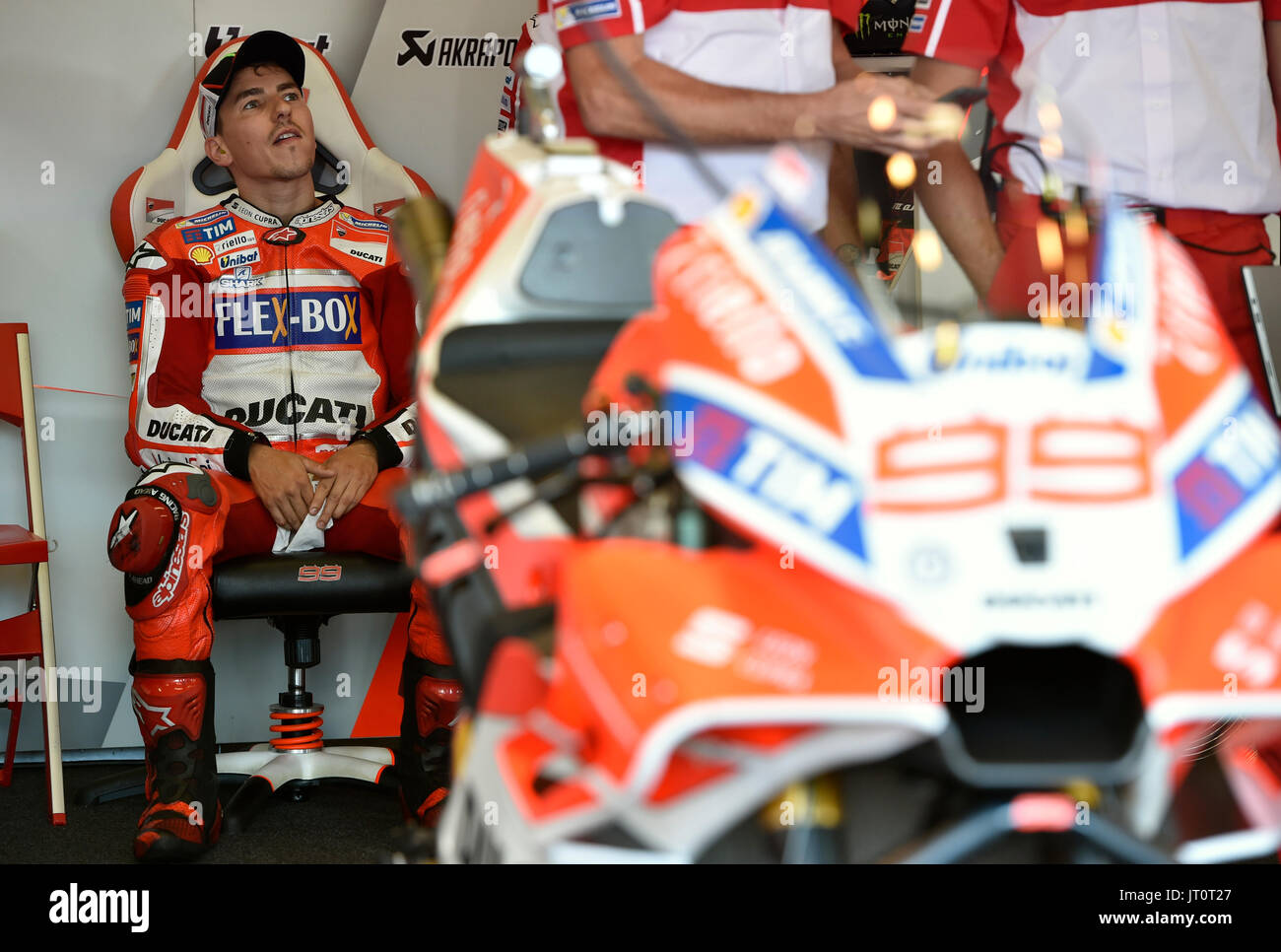 Brno, Czech Republic. 05th Aug, 2017. Spanish motorcycle road racer ...
