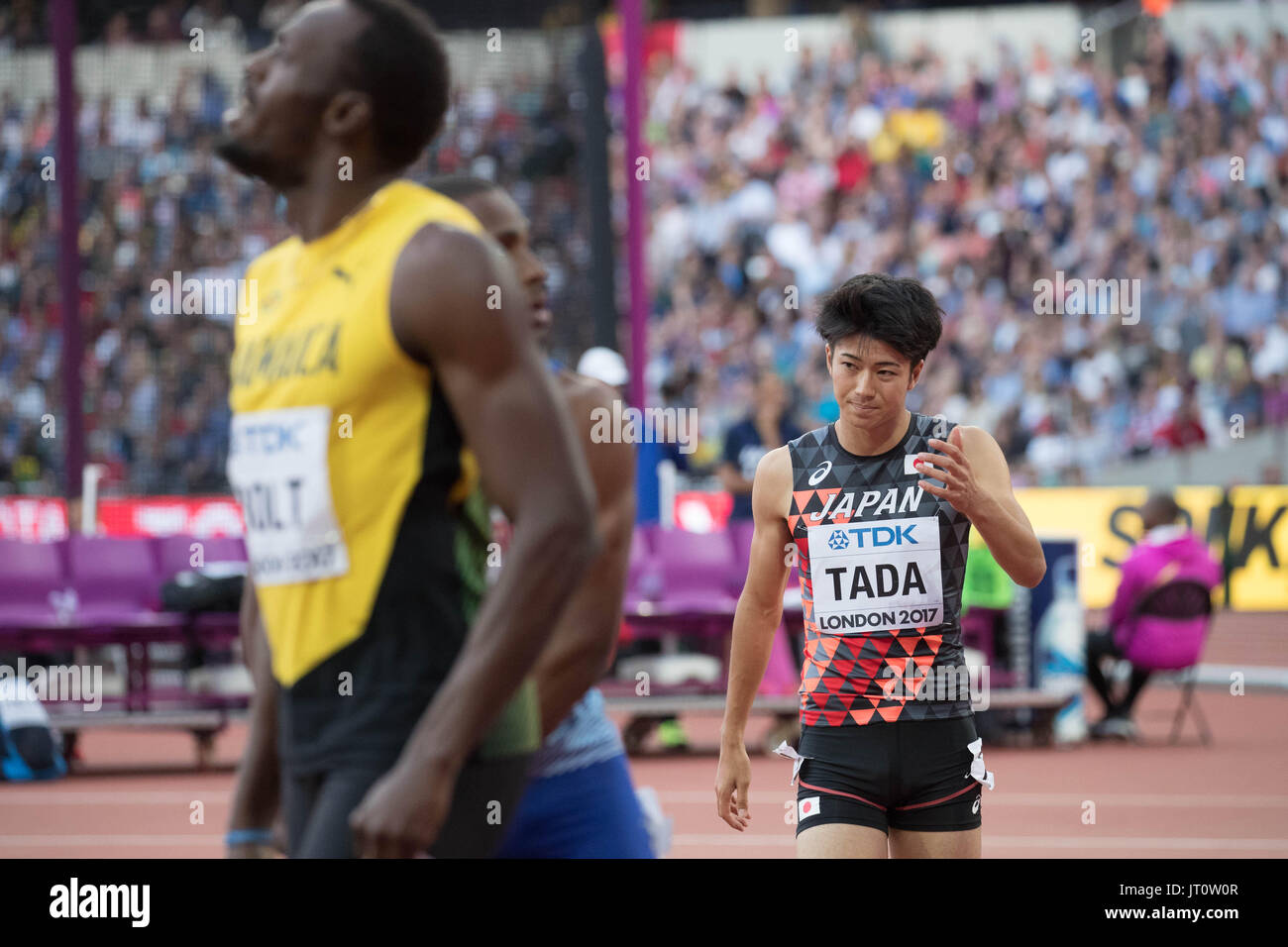 London, UK. 5th Aug, 2017. Shuhei Tada (JPN) Athletics : IAAF World ...