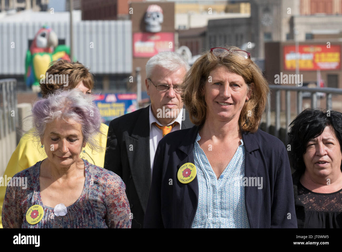 Blackpool, Lancashire, UK. 07th Aug, 2017. Green Party Councillor Gina ...