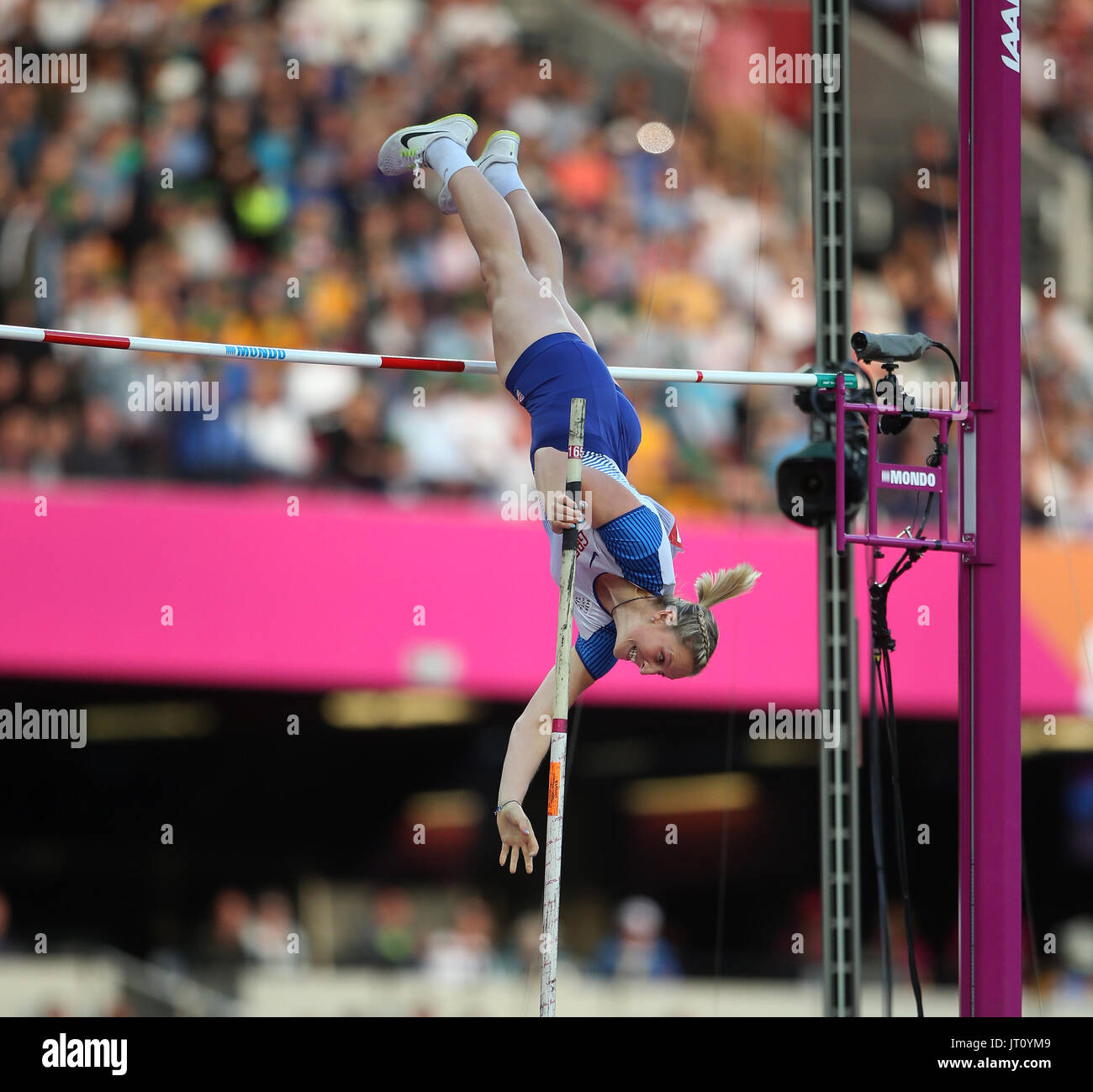 Holly Bradshaw Pole Vault World Athletics Championships 2017 London ...