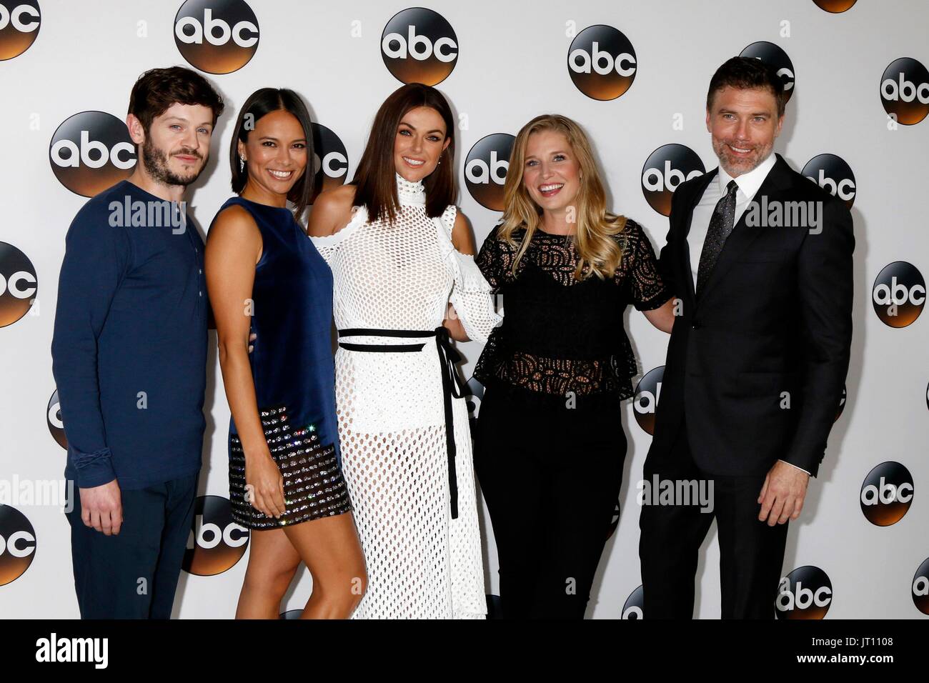 Beverly Hills, CA. 6th Aug, 2017. Iwan Rheon, Sonya Balmores, Serinda ...